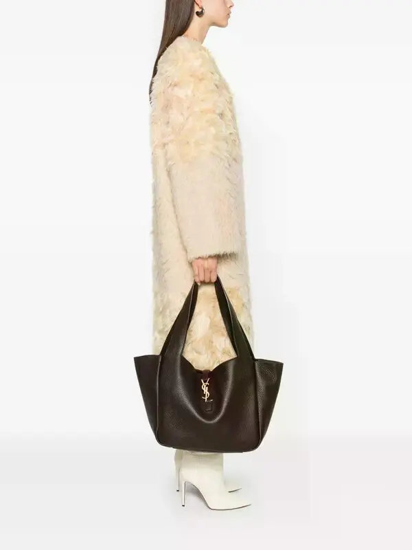 Saint Laurent Le 5 À 7 Bea Tote Bag - Brown
