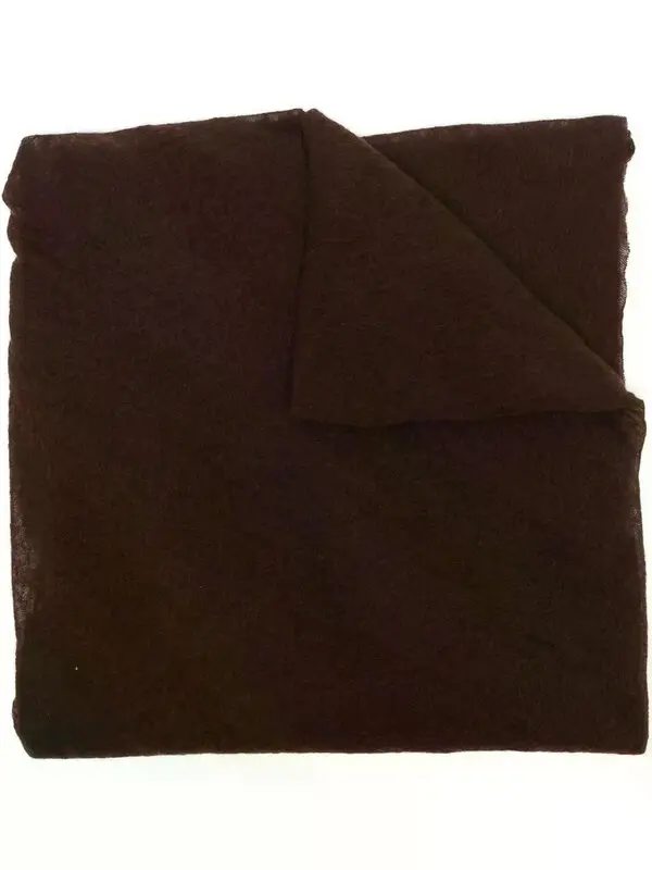 Botto Giuseppe Cashmere Knit Scarf - Brown