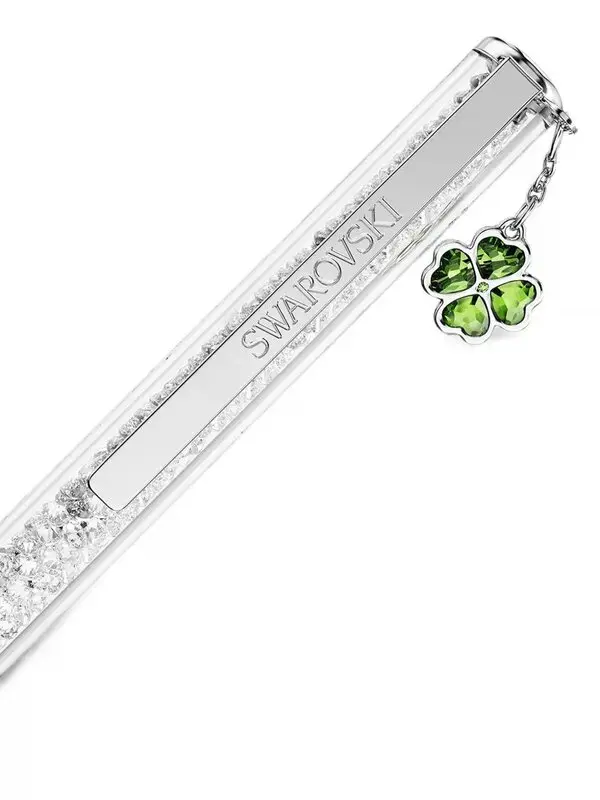 SWAROVSKI Crystal-embellished Clover-charm Pen