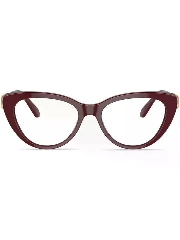 SWAROVSKI Crystal-embellished Cat-eye Frame Glasses - Red