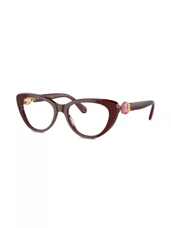 SWAROVSKI Crystal-embellished Cat-eye Frame Glasses