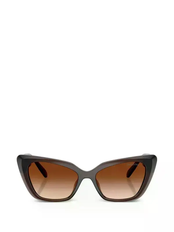 SWAROVSKI Cat-eye Sunglasses - Brown