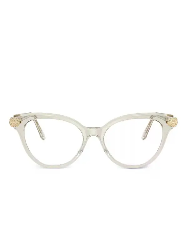 SWAROVSKI Crystal-embellished Cat-eye Glasses - Neutrals