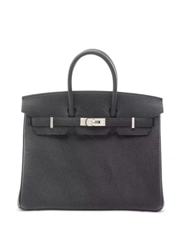 Hermès 25 Togo Birkin Handbag - Black