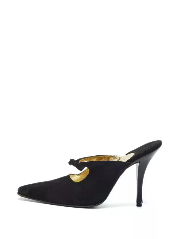 FERRAGAMO Bow Detail Heeled Pumps