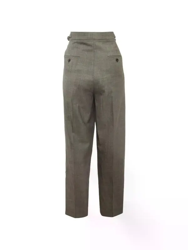 Max Mara Wool Blend Pleated Wide-leg Trousers