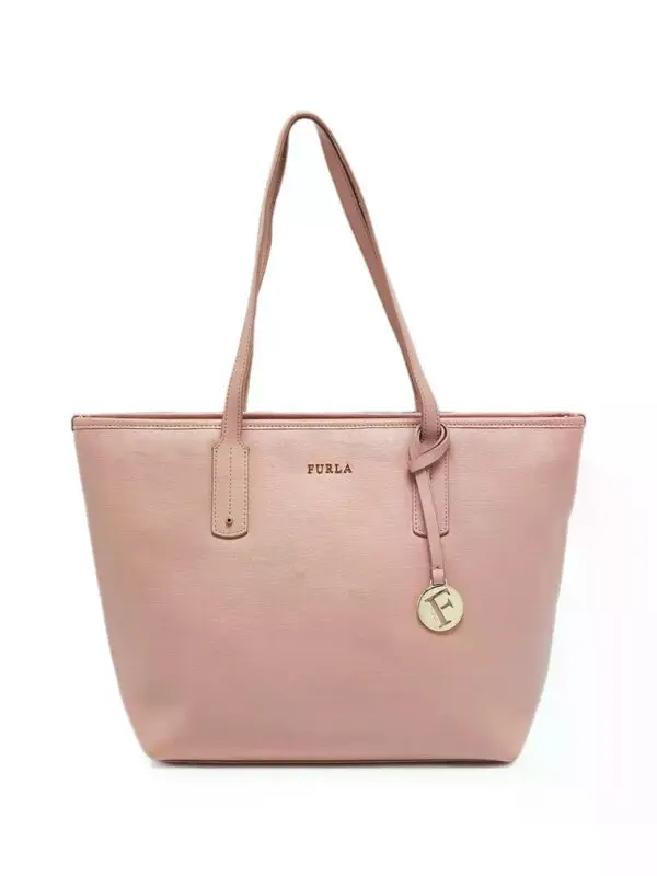 Furla Leather Tote Bag - Pink