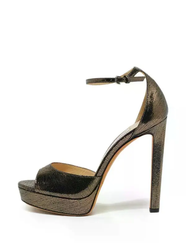 JIMMY CHOO Ankle Strap Platform Sandals