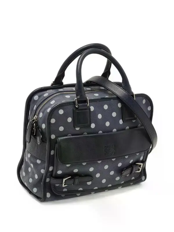 Loewe Cruz Polka Dot Satchel Bag