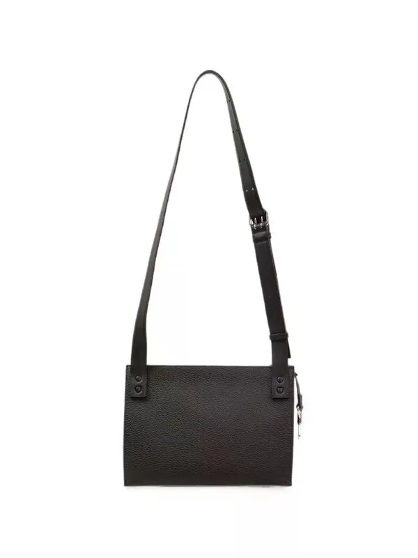 Givenchy Flat Leather Messenger Bag - Black