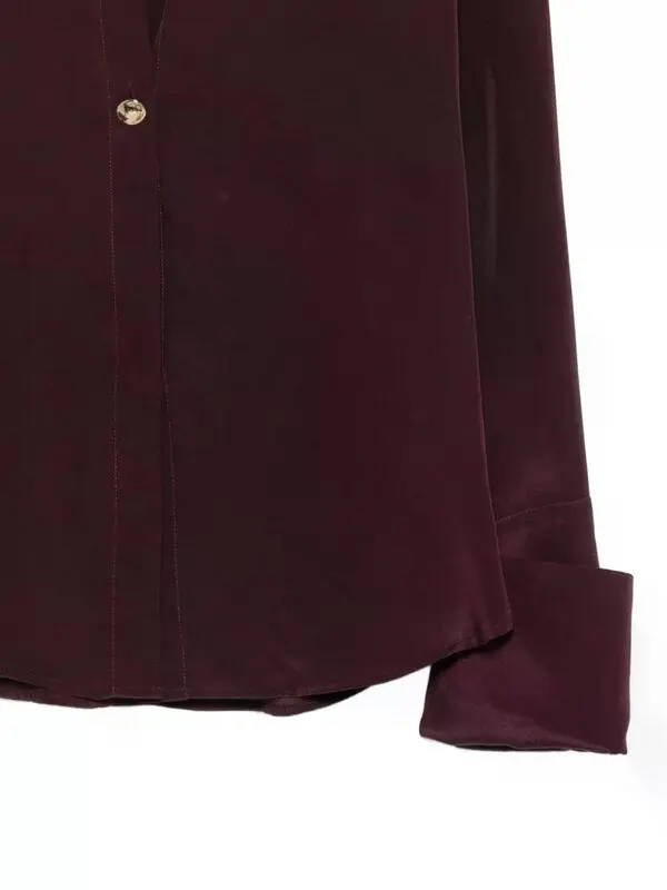 Liviana Conti V-neck Wide-cuff Blouse