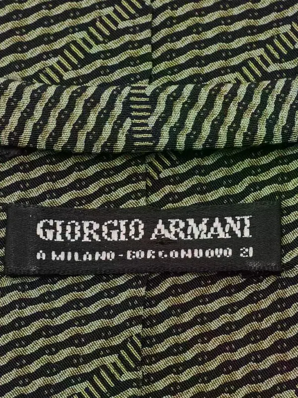 Giorgio Armani Silk Diagonal-stripe Tie