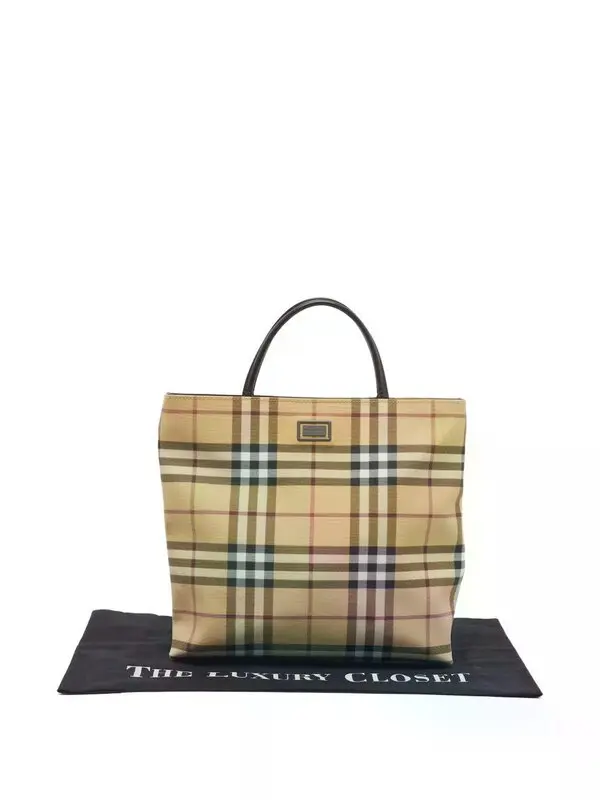Burberry Nova Check Tote Bag