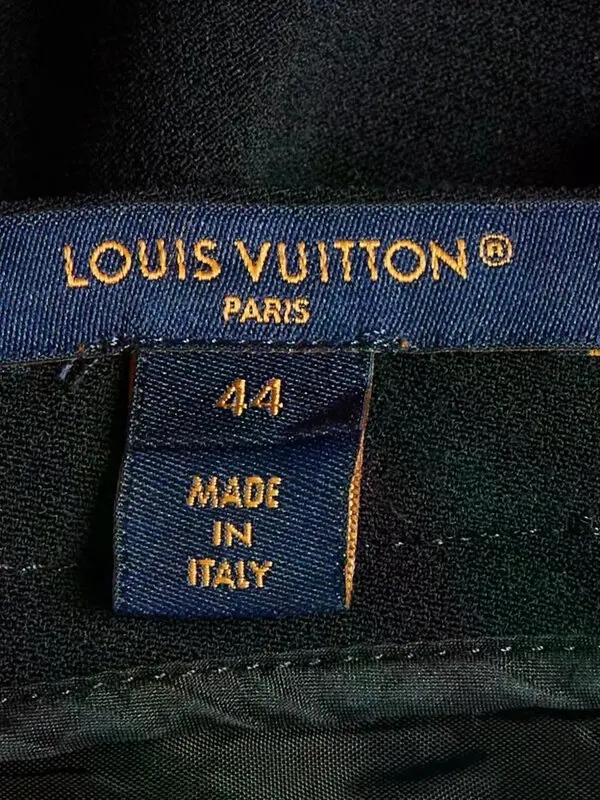 LOUIS VUITTON Crepe Cropped Tailored Trousers