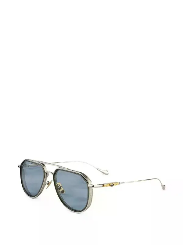 THE GREAT FROG Engraved Pilot-frame Sunglasses