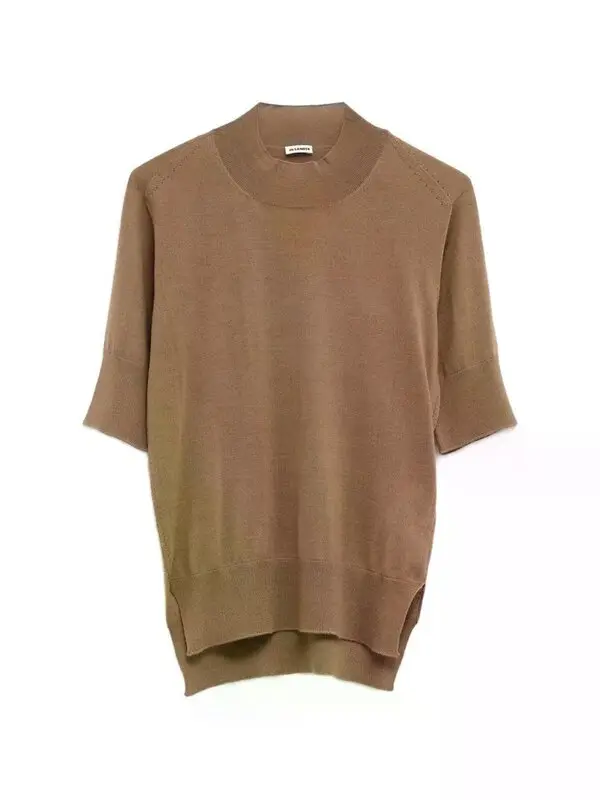 JIL SANDER Knitted Crew Neck T-shirt