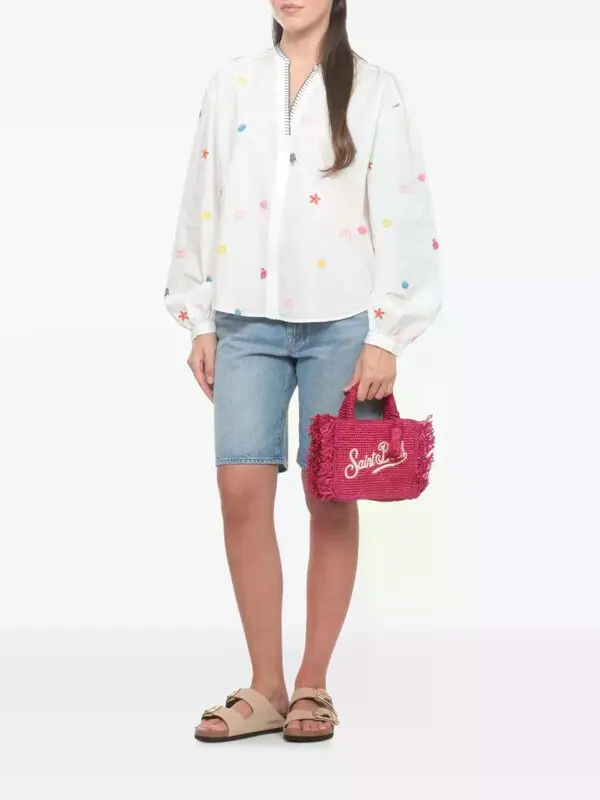 MC2 SAINT BARTH Mini Fringed Tote Bag