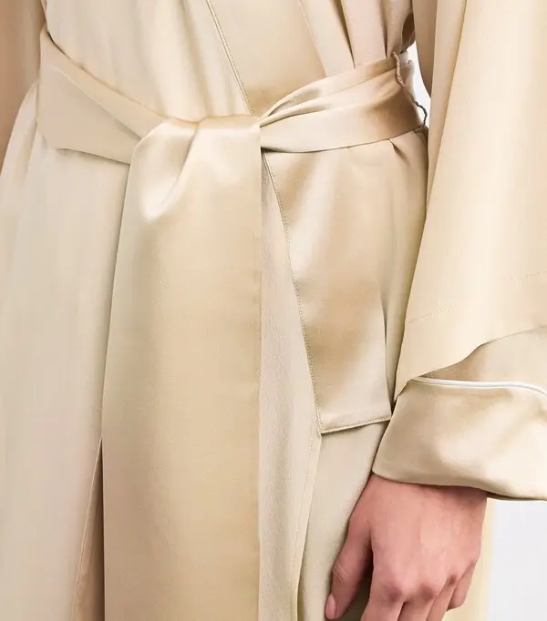 Olivia Von Halle Silk Queenie Long Robe
