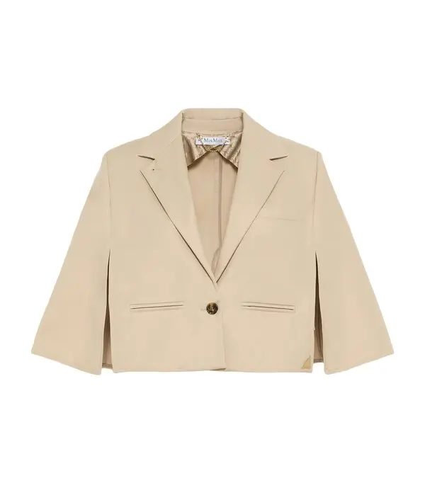 Max Mara Cotton Gabardine Water-repellent Cape