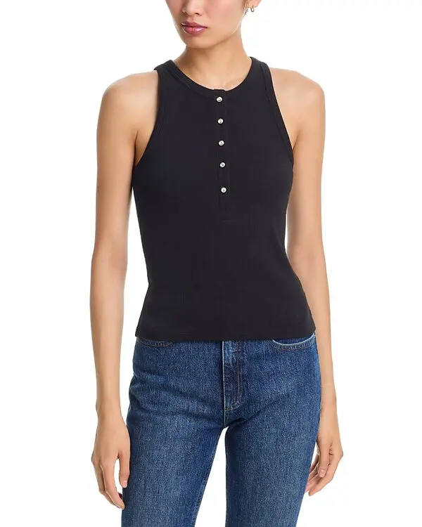 Cinq À Sept Mattie Tank - Black