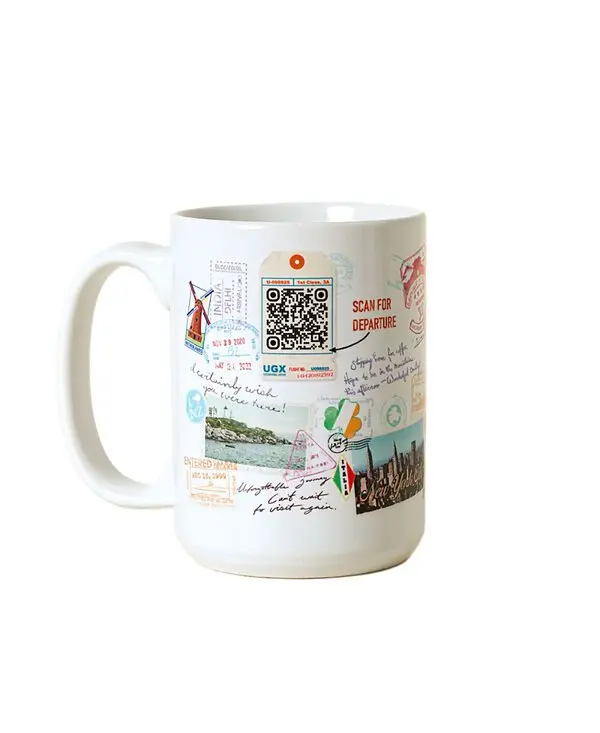 UNCOMMON GOODS Travel The World In 365 Days Qr Mug - Multi