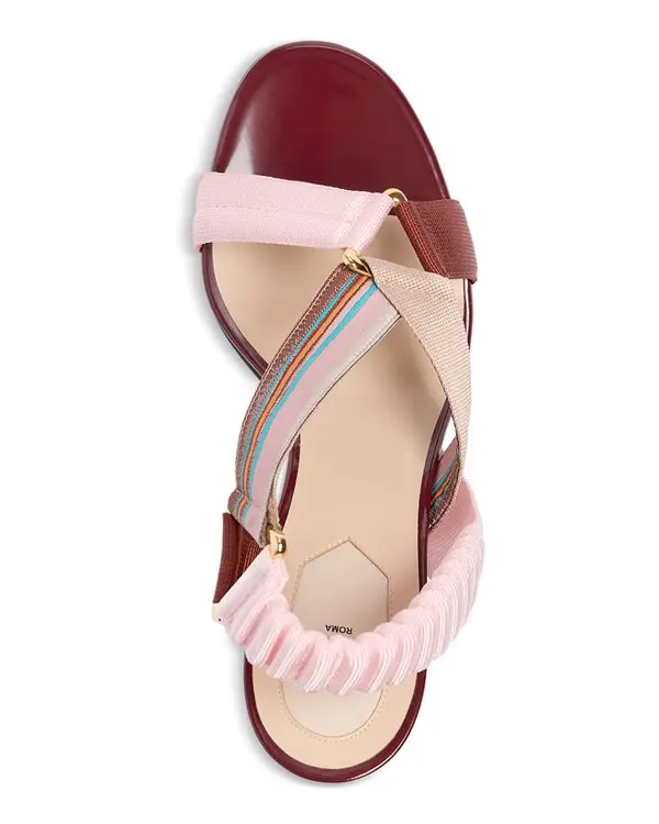 Fendi Iconic Colibri Slingback Sandals