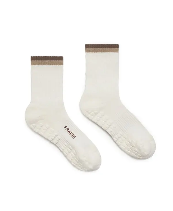 FRAISE Striped Crew Grip Sock - Malt