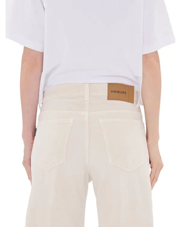 HAIKURE Clara Velvet Pier Wide Leg Jeans