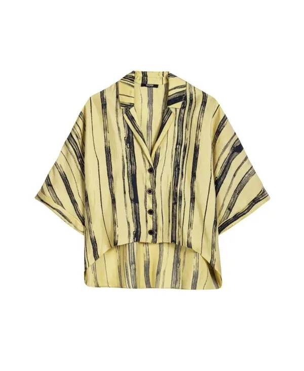 NOCTURNE Printed Short Sleeve Shirt
