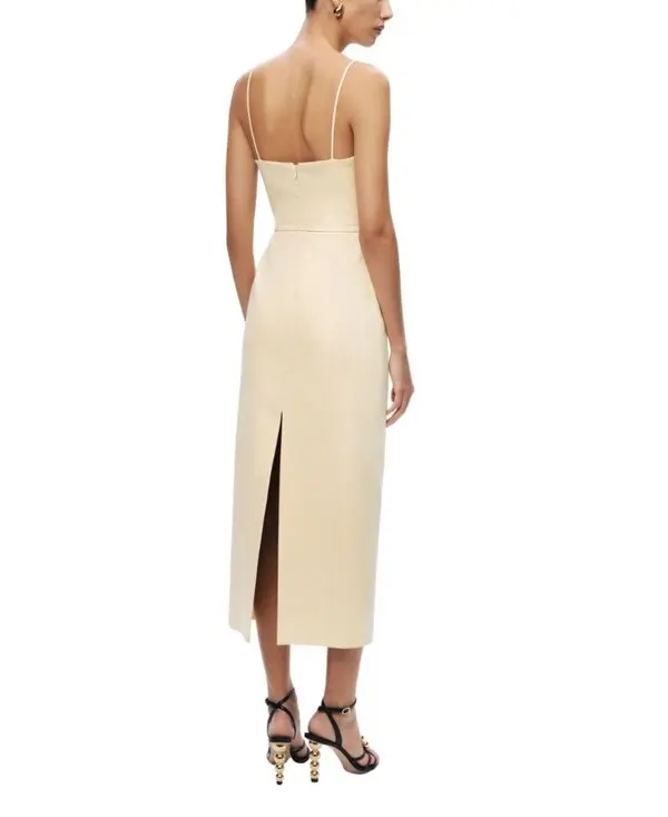 NOCTURNE Strappy Belted Midi Dress