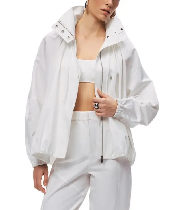 NOCTURNE Oversized Zip-front Jacket