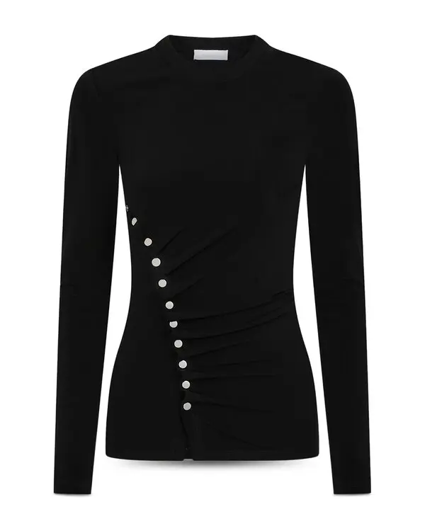 Rabanne Long Sleeve Crewneck Top