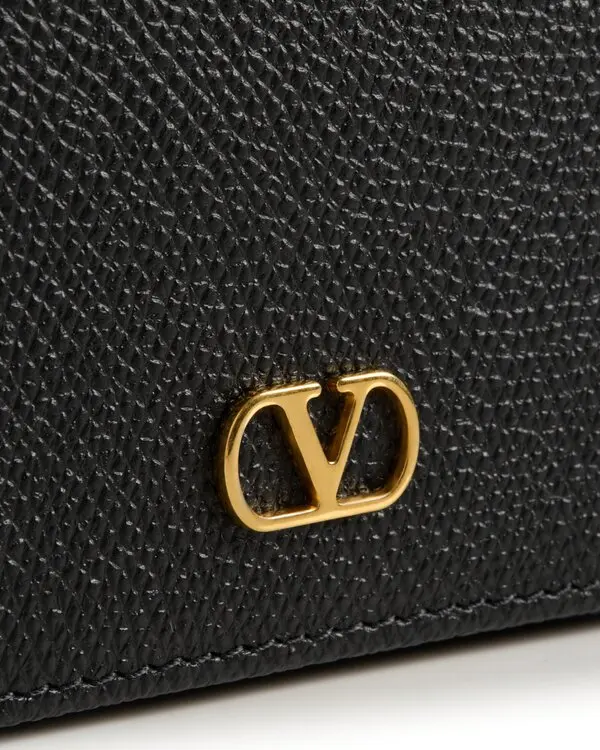 Valentino Garavani Vlogo Leather Bifold Wallet