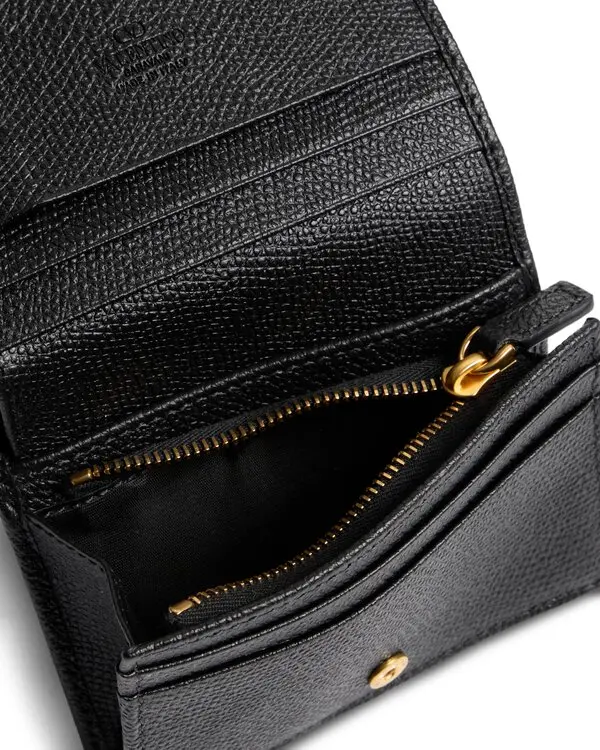 Valentino Garavani Vlogo Leather Bifold Wallet