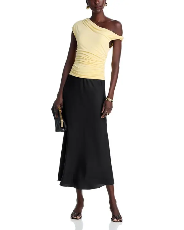 TOCCIN Heidi Silk Slip Skirt