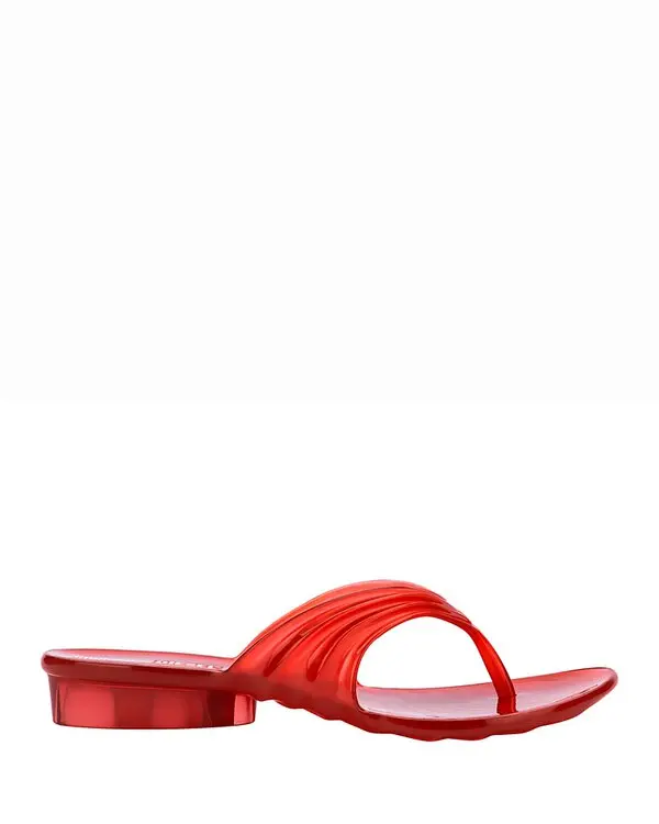 Melissa X Diesel Flip Flop Sandals - Red