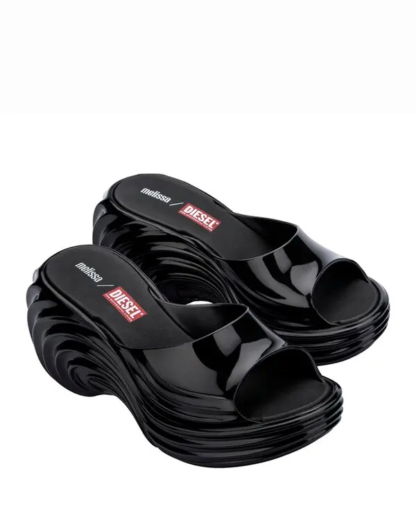 Melissa Platform Sandals - Black