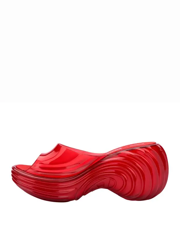 Melissa Diesel Platform Sandals - Red