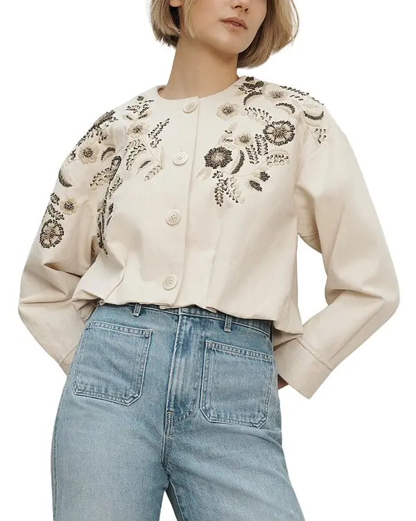 Veronica Beard Emeren Embroidered Jacket