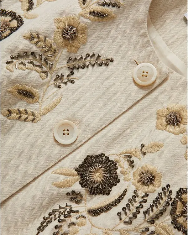 Veronica Beard Emeren Embroidered Jacket