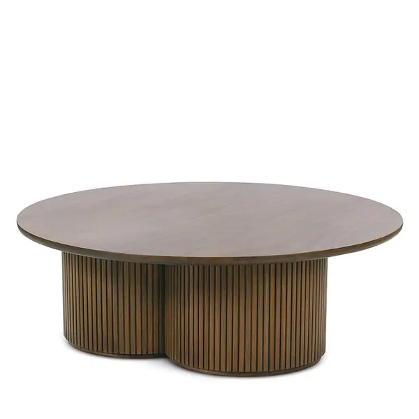 HUDSON PARK COLLECTION Fidi Round Cocktail Table - Sesame