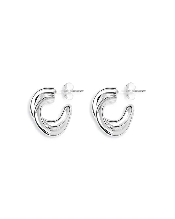 Lié Studio Diana Crossover Hoop Earrings