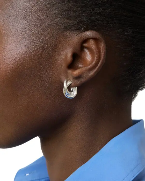 Lié Studio Diana Crossover Hoop Earrings