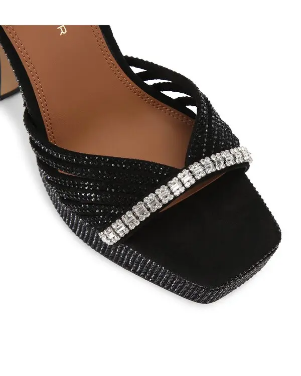 Kurt Geiger Crystal Platform Sandals