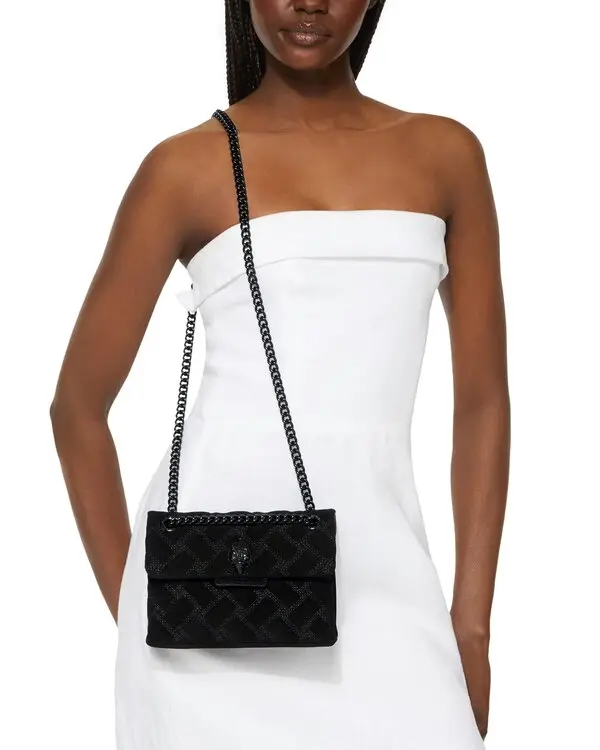 Kurt Geiger Kensington Drench Mini Suede Crossbody Bag