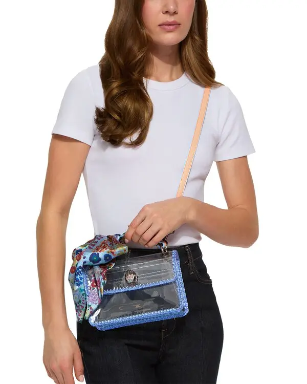 Kurt Geiger Kensington Mini Vinyl Top Handle Bag