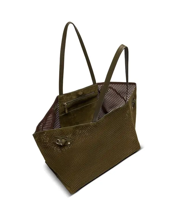 Proenza Schouler Days Perforated Suede Carryall Tote