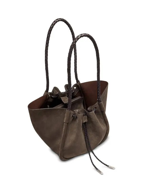 Proenza Schouler Chelsea Large Ruched Suede Tote Bag
