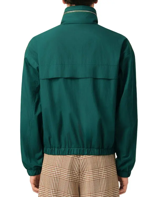AMI Paris Embossed Tennis Logo Zip Collar Windbreaker