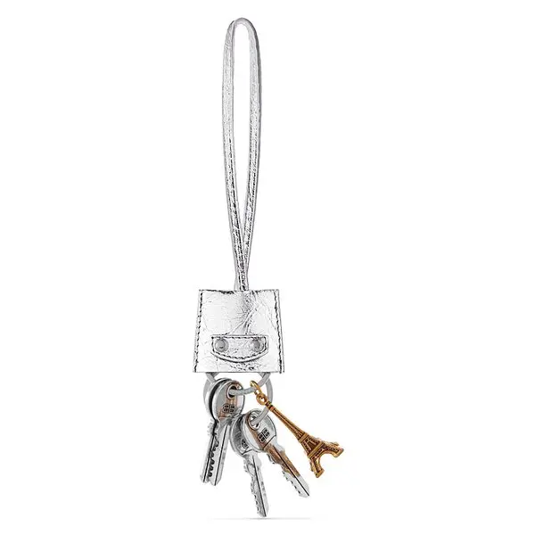 Balenciaga Le City Charm Eiffel Metallized - Silver